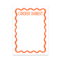 Double Wave Notepad - erinwallacedesigns
