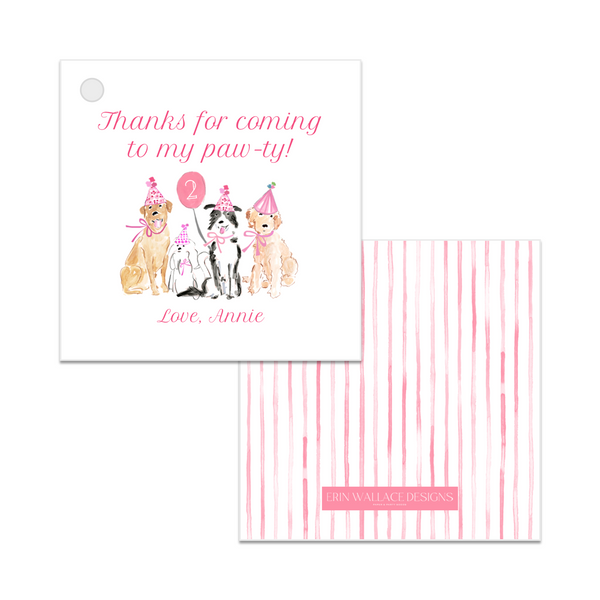 Come Sit Stay Puppy Birthday Invitations - erinwallacedesigns