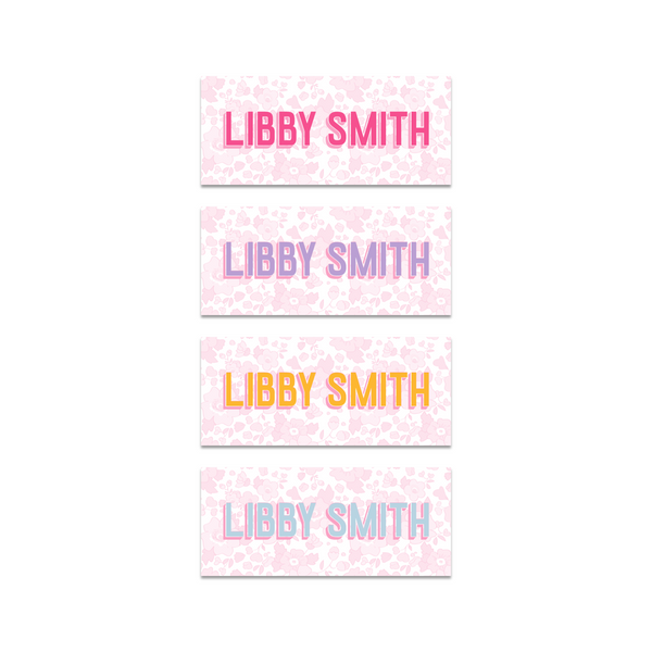 Layered Font + Liberty Labels - erinwallacedesigns
