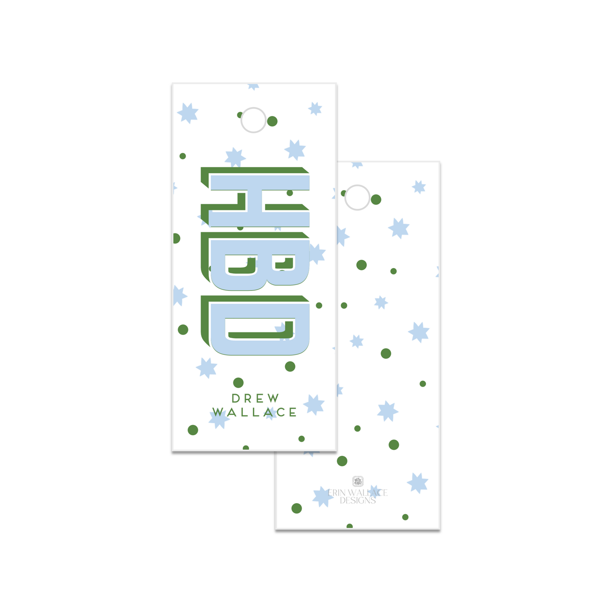 Boys Confetti HBD Gift Tag - erinwallacedesigns
