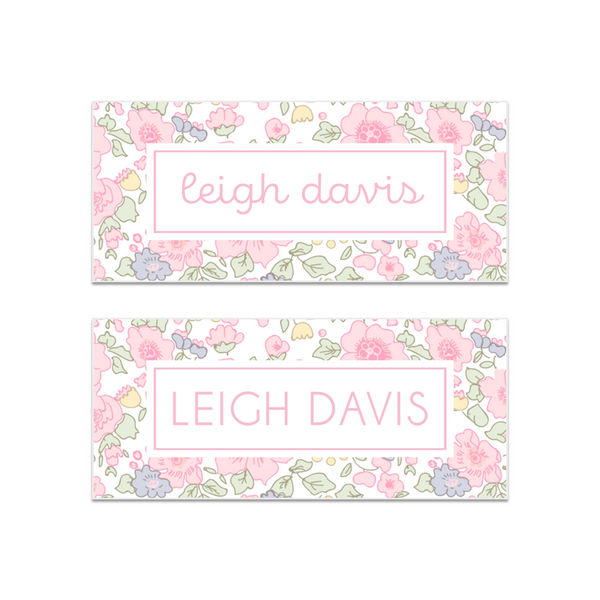 Blush + Lavender Liberty Labels - erinwallacedesigns